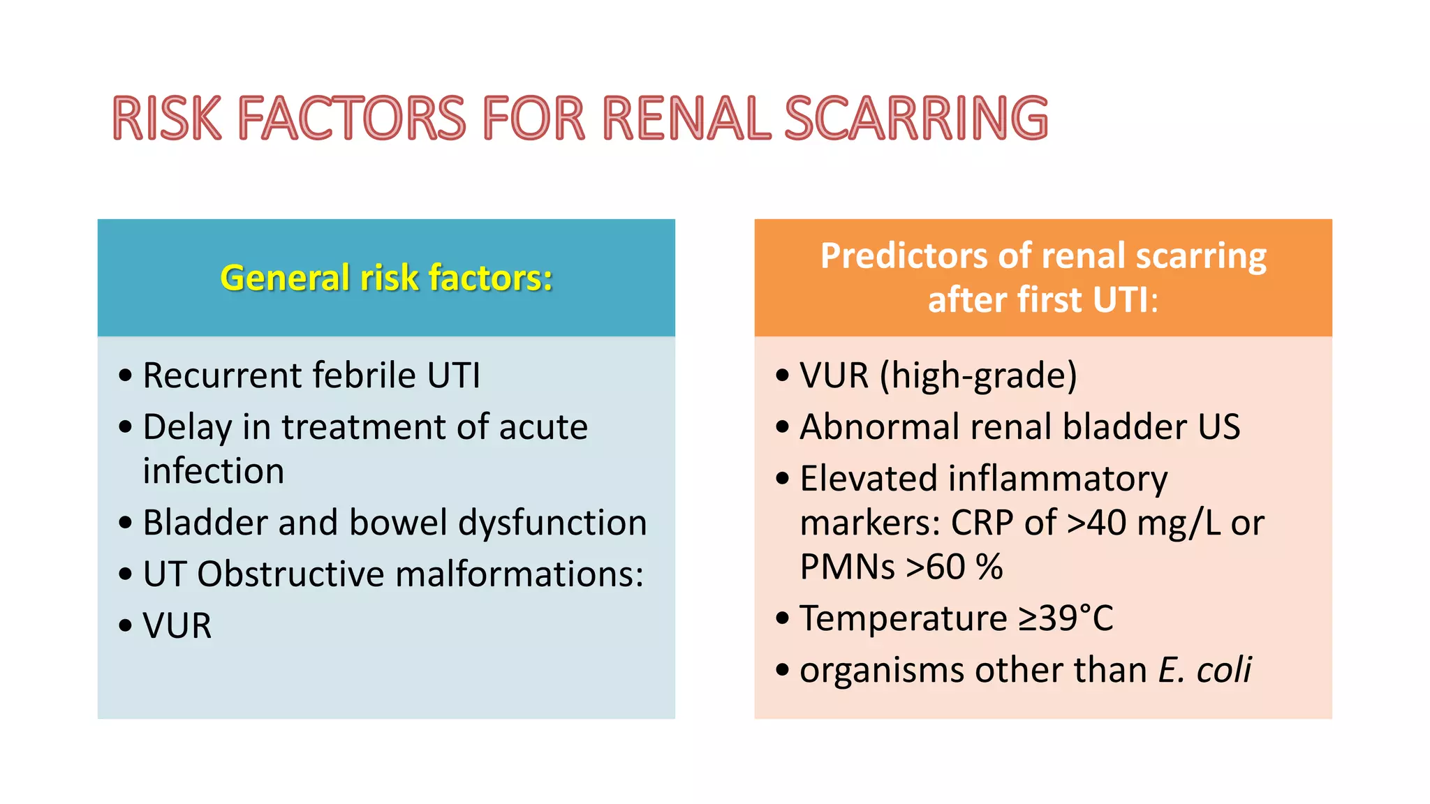 urinary tract infection in pediatrics | PPTX