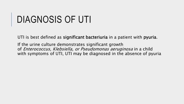 urinary tract infection in pediatrics | PPTX | Infectious Diseases ...