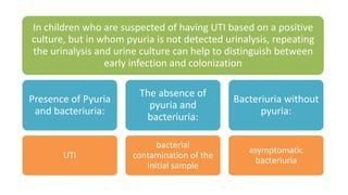 urinary tract infection in pediatrics | PPTX