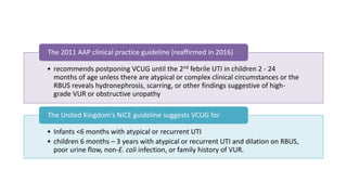 urinary tract infection in pediatrics | PPTX