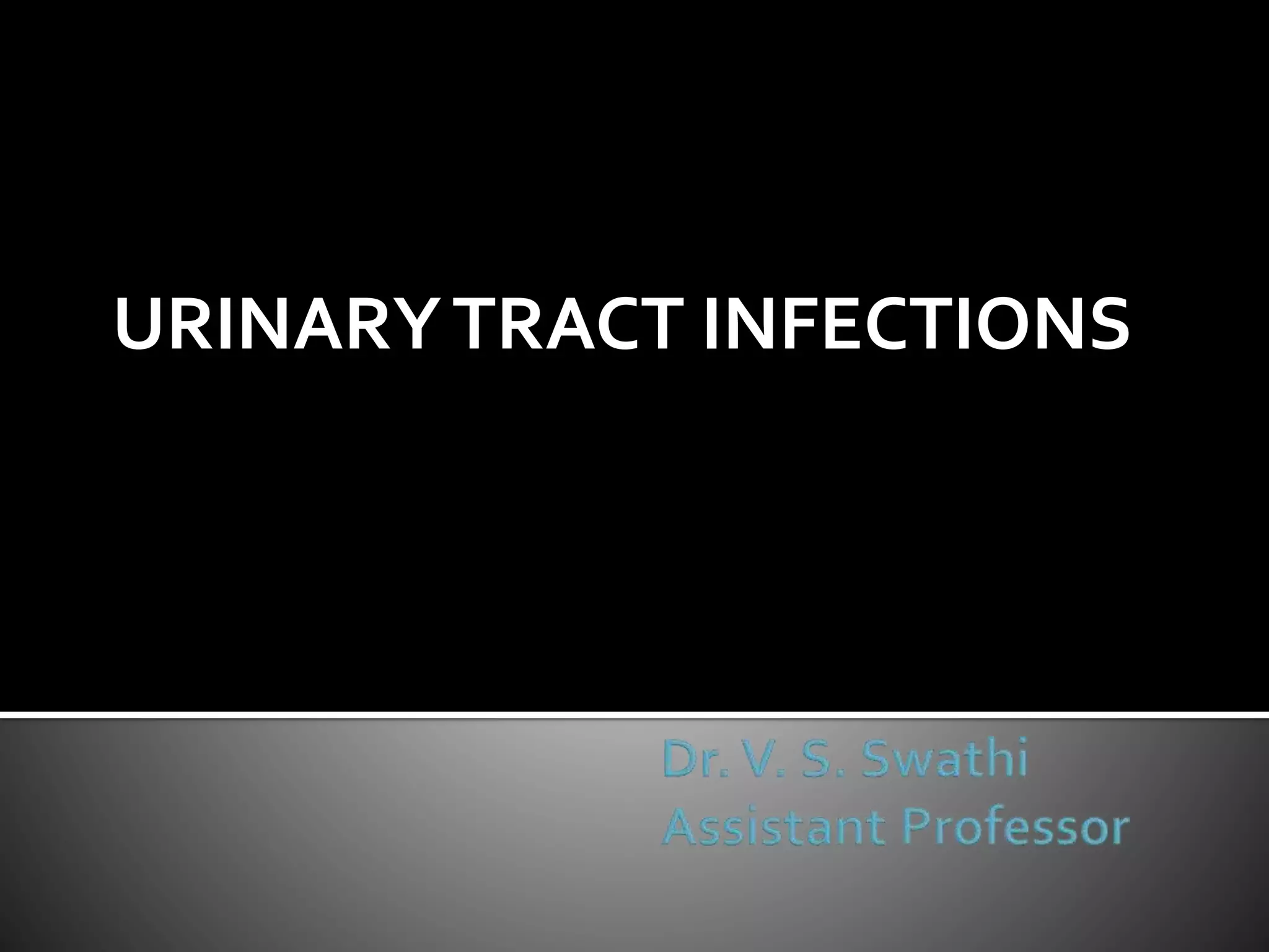 Urinary Tract Infection | PPTX