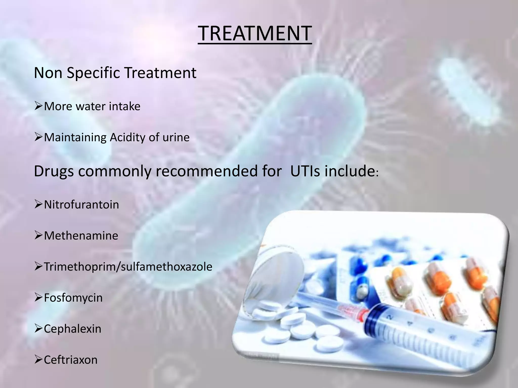 Urinary tract infection and its treatment | PPTX