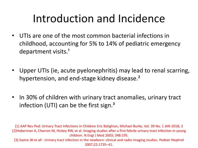 pediatric Urinary tract infection | PPTX