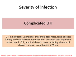 pediatric Urinary tract infection | PPT