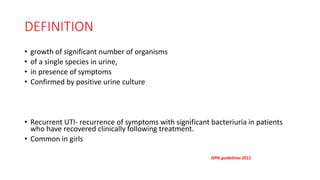 URINARY TRACT INFECTION URINARY TRACT INFECTION | PPTX