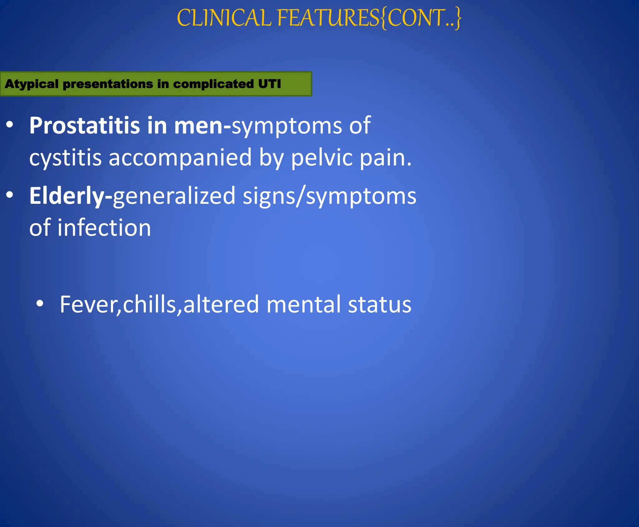 PowerPoint on Urinary Tract Infections(UTI) | PPTX
