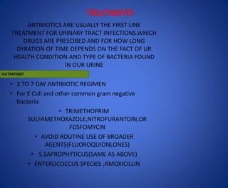 PowerPoint on Urinary Tract Infections(UTI) | PPTX