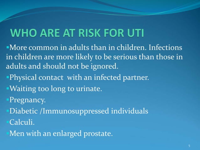 a lecture presentation about urinary tract infection | PPT