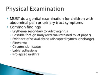 Urinary tract infection in pediatrics age group | PPT