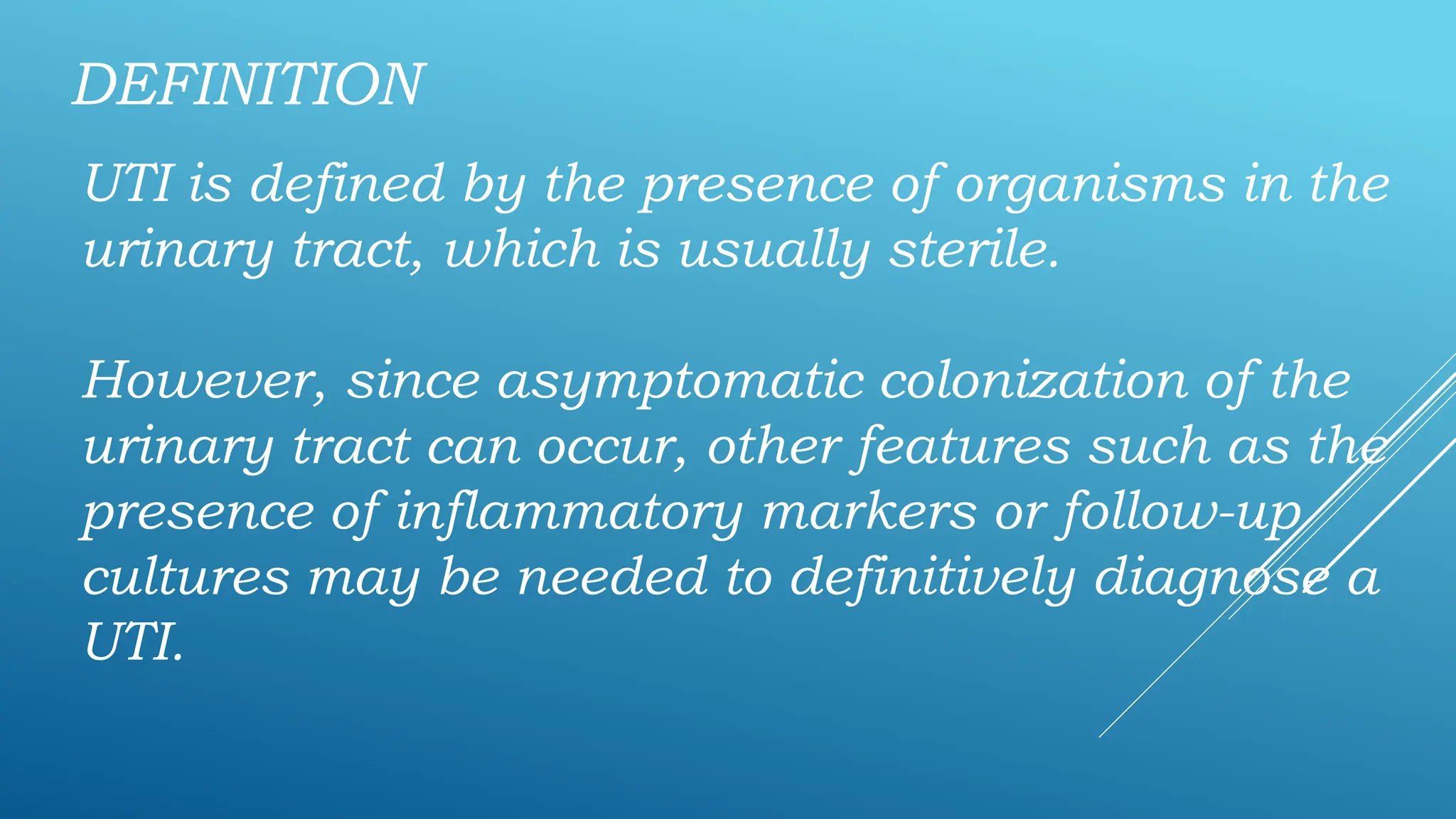 Urinary Tract Infections; causes, assessment and treatment.pptx