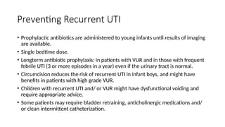 Urinary tract infection in children- op ghai | PPTX