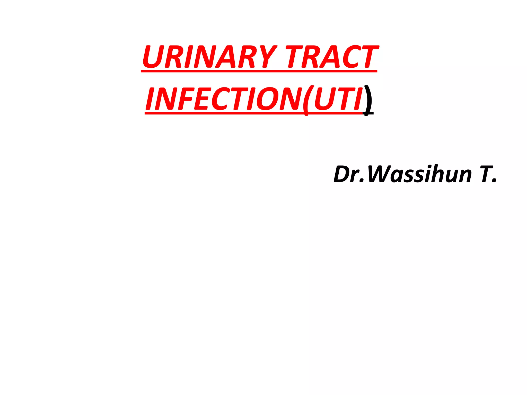 urinary tract infection | PPT
