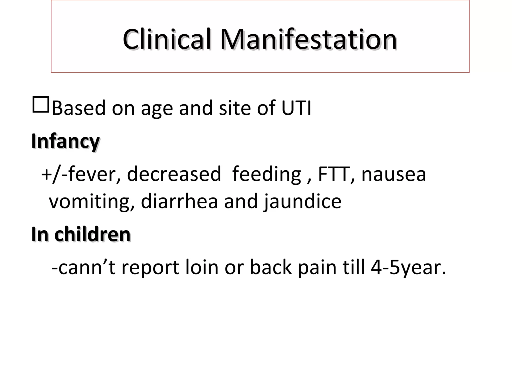 urinary tract infection | PPT