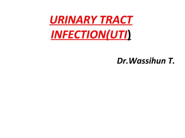 urinary tract infection | PPT