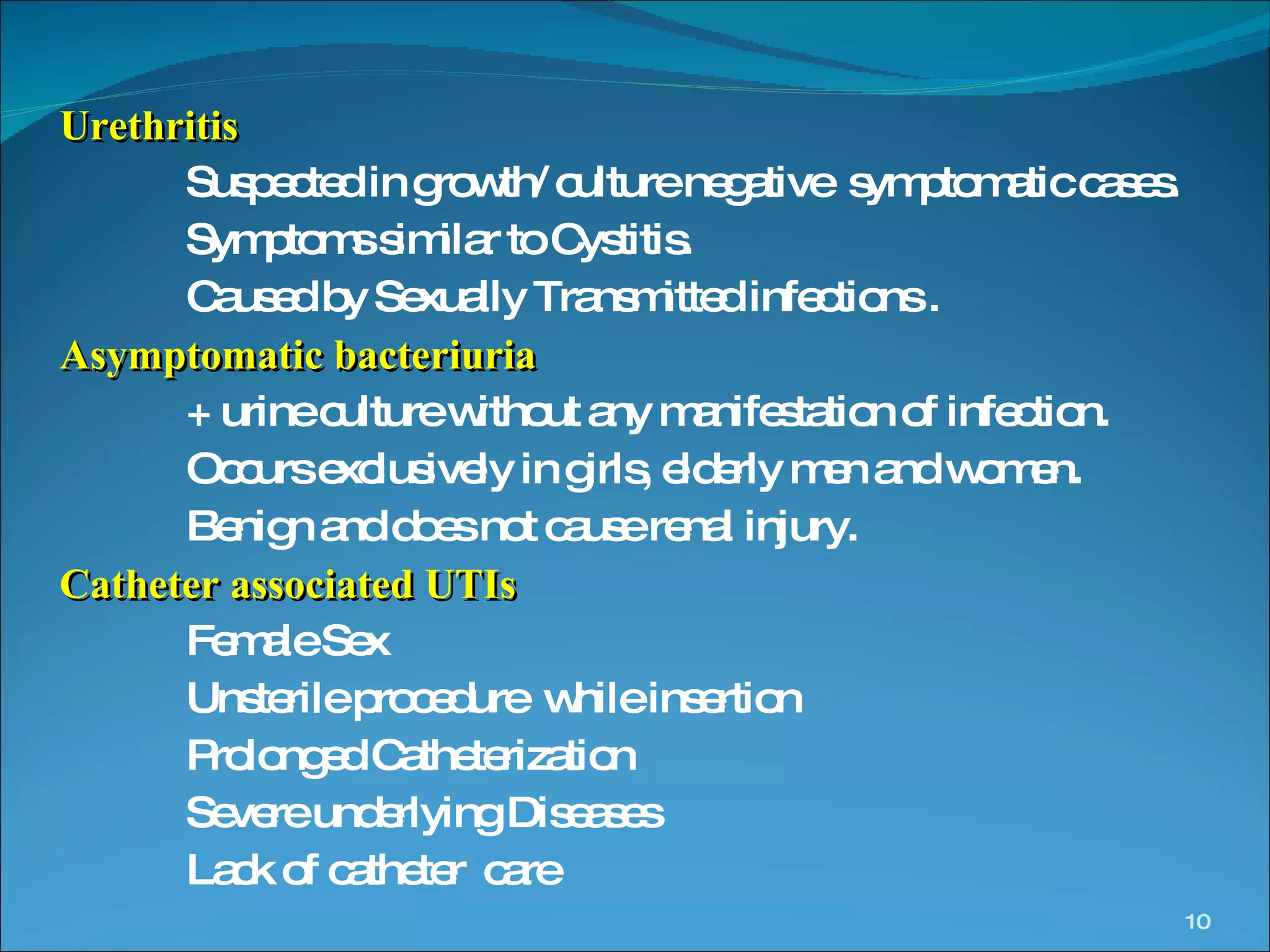 UTI- Urinary Tract Infection | PPT