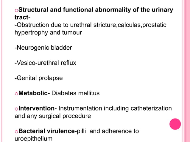 Uti and lab diagnosis | PPTX | Reproductive Health | Diseases and ...