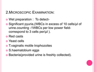 Uti and lab diagnosis | PPTX