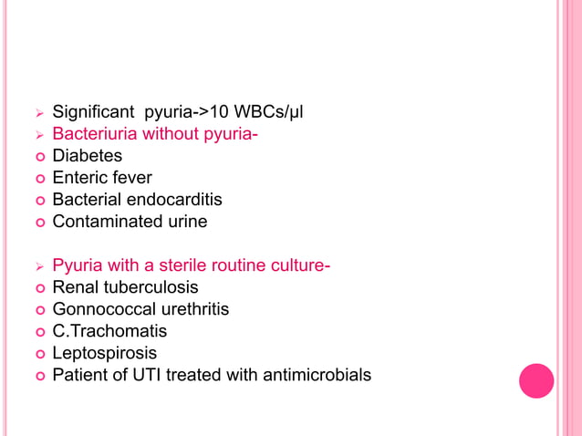 Uti and lab diagnosis | PPTX | Reproductive Health | Diseases and ...