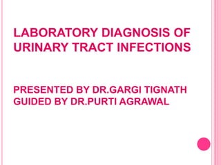 Uti and lab diagnosis | PPT