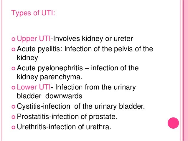 Uti and lab diagnosis