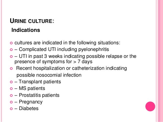 Uti and lab diagnosis