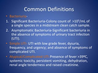 Uti a surgeons perspective | PPTX