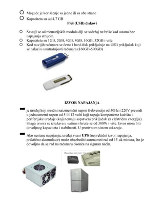 Uticaj komponennata na performanske racunara | PDF