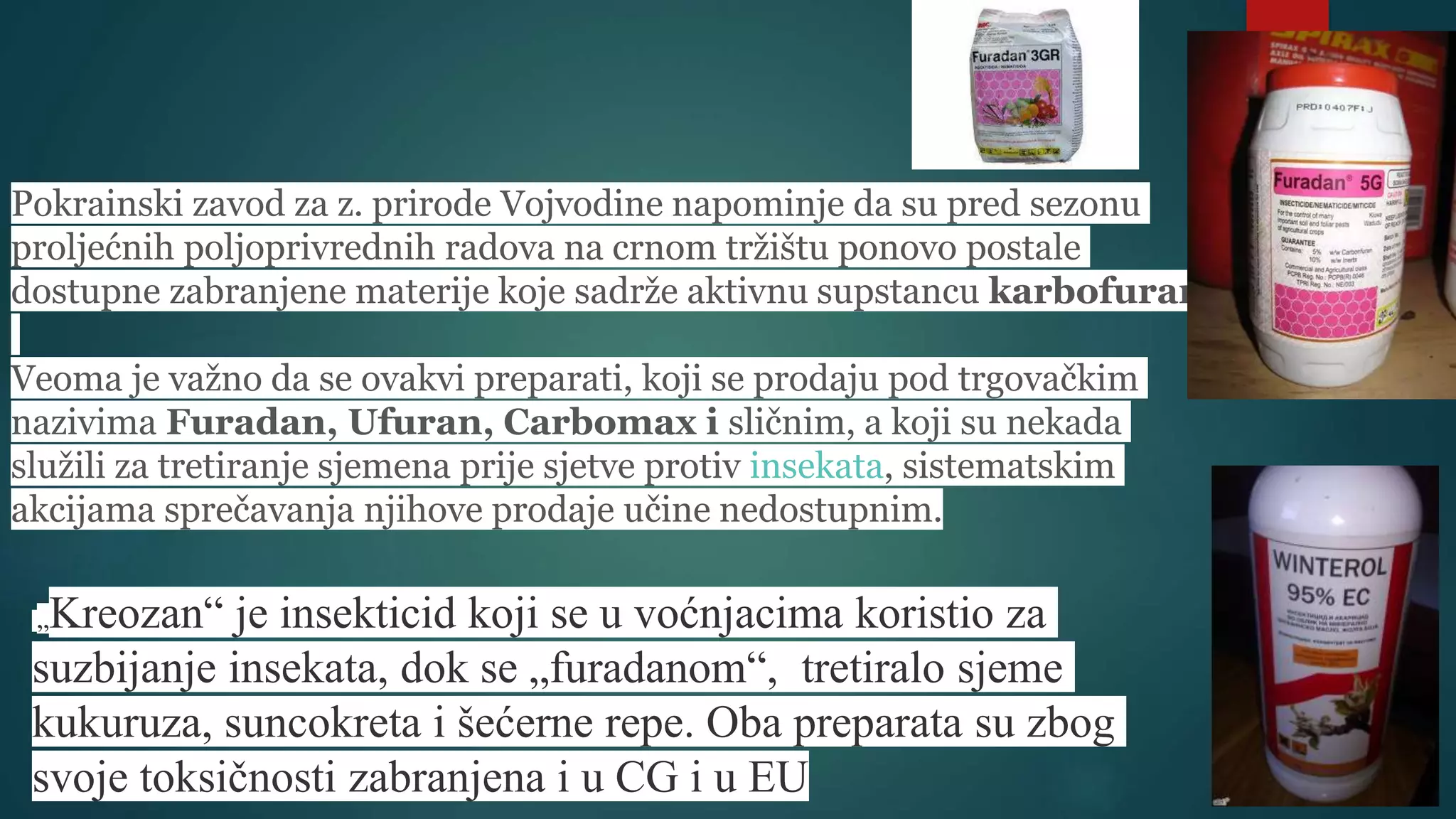 Uticaj pesticida na zdravlje ljudi | PPTX