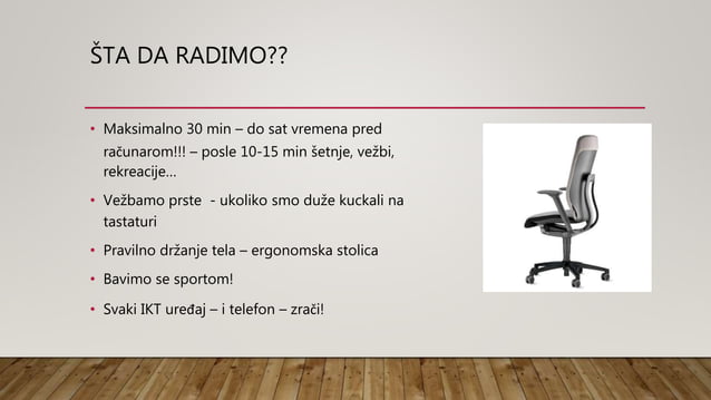 Uticaj tehnologije na zdravlje 5 razred | PPTX