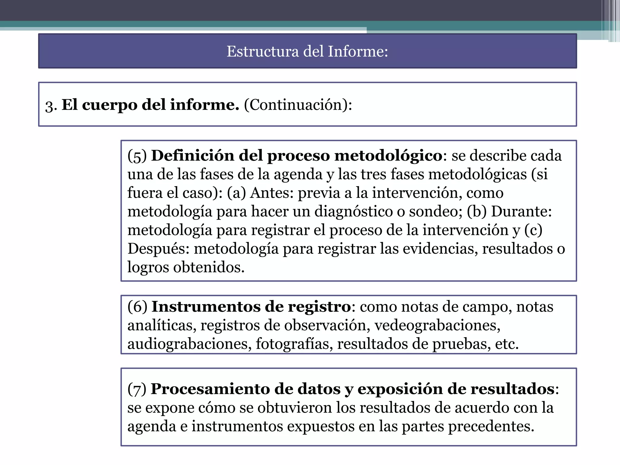UTIC - guía informe y monografia de analisis de experiencias | PPTX