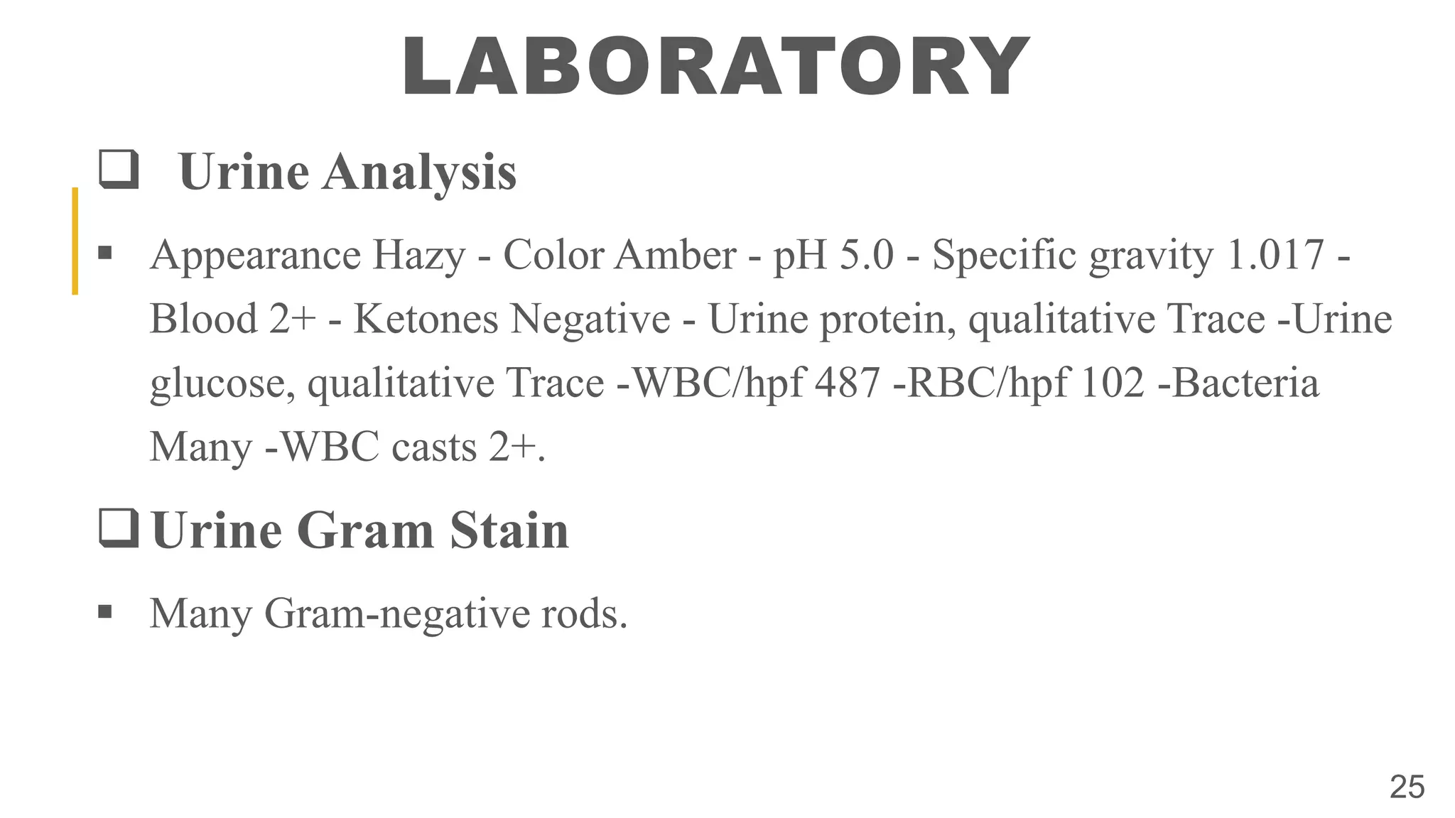 Clinical Cases Study for Urinary tract infections | PPTX