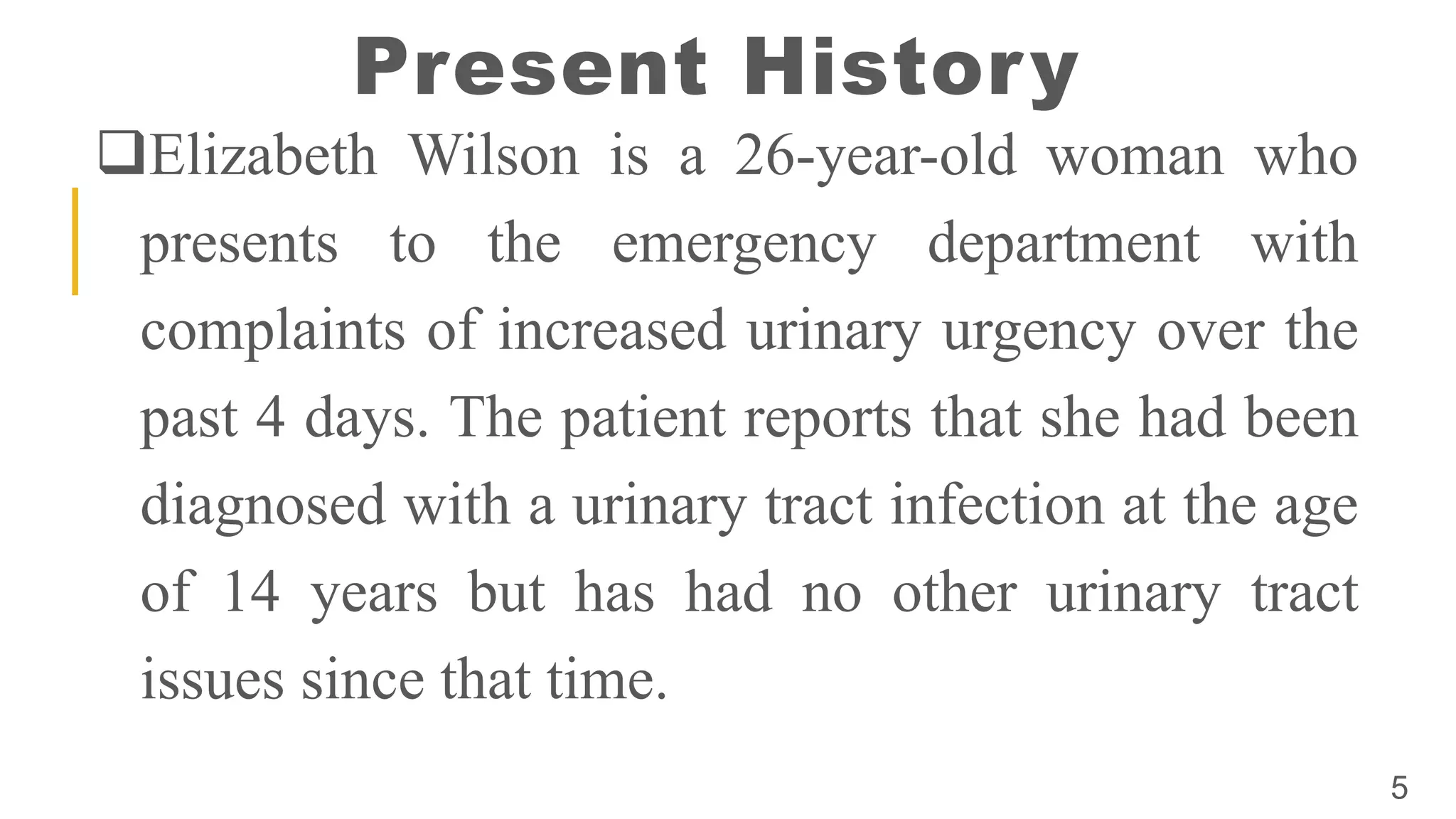 Clinical Cases Study for Urinary tract infections | PPTX