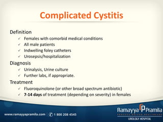 Management of Urinary Tract Infections (UTI) in Females (New Born to ...