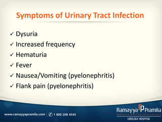 Management of Urinary Tract Infections (UTI) in Females (New Born to ...