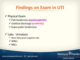 Management of Urinary Tract Infections (UTI) in Females (New Born to ...