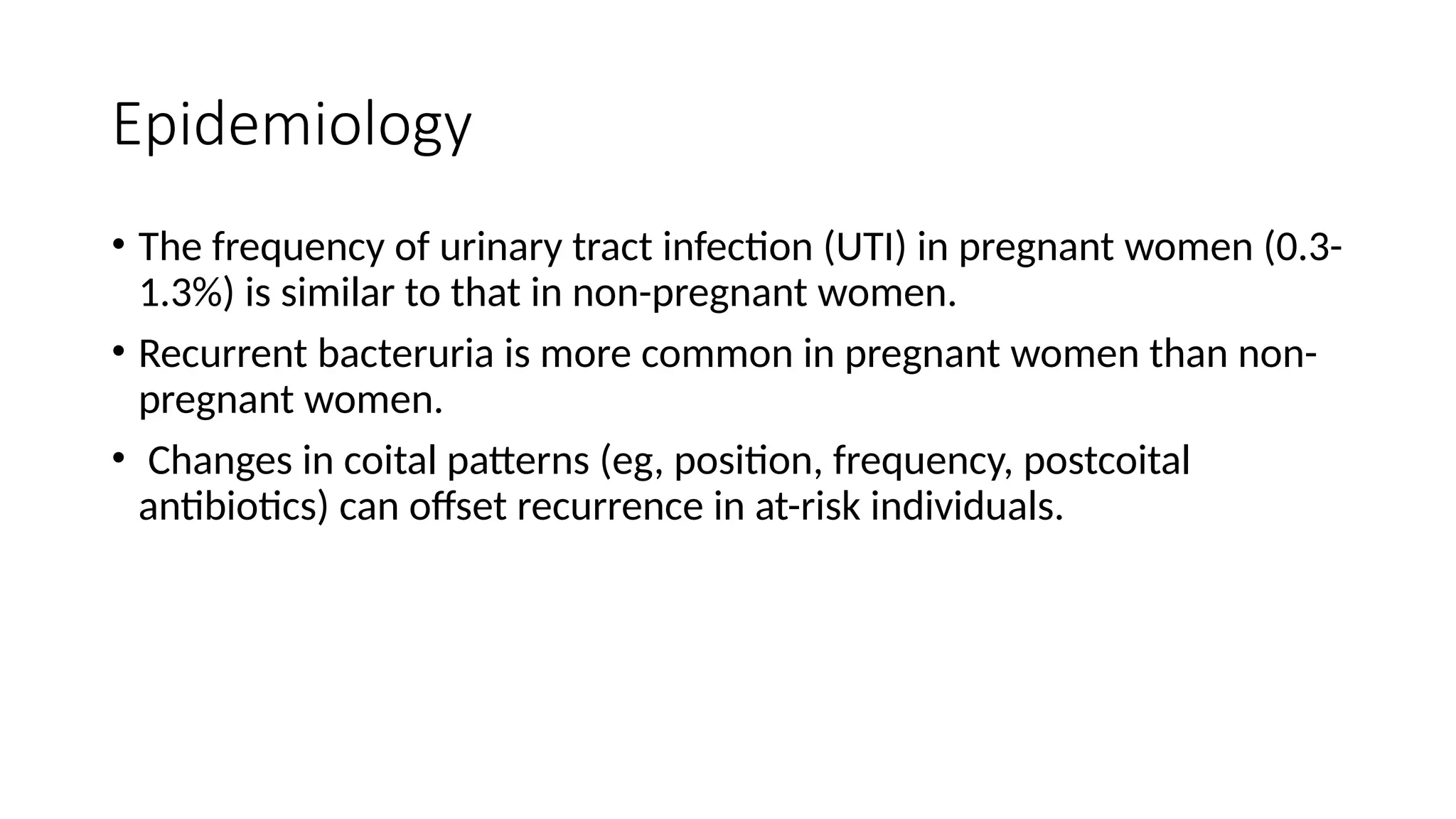Urinary tract infections during pregnancy. | PPTX