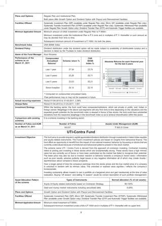 Uti equity tax savings plan application form | PDF