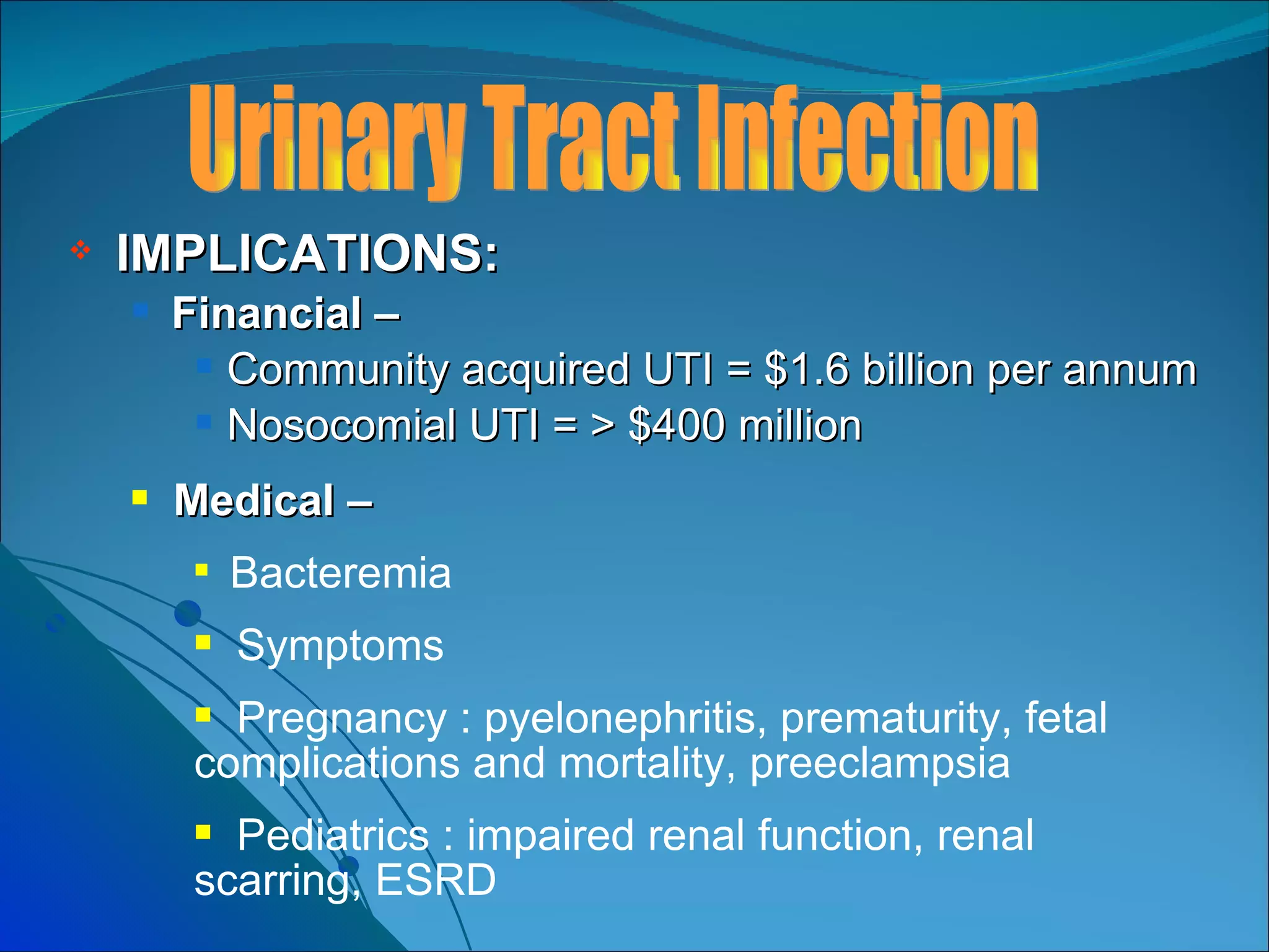 UTI Clinical Practice Guideline | PPT