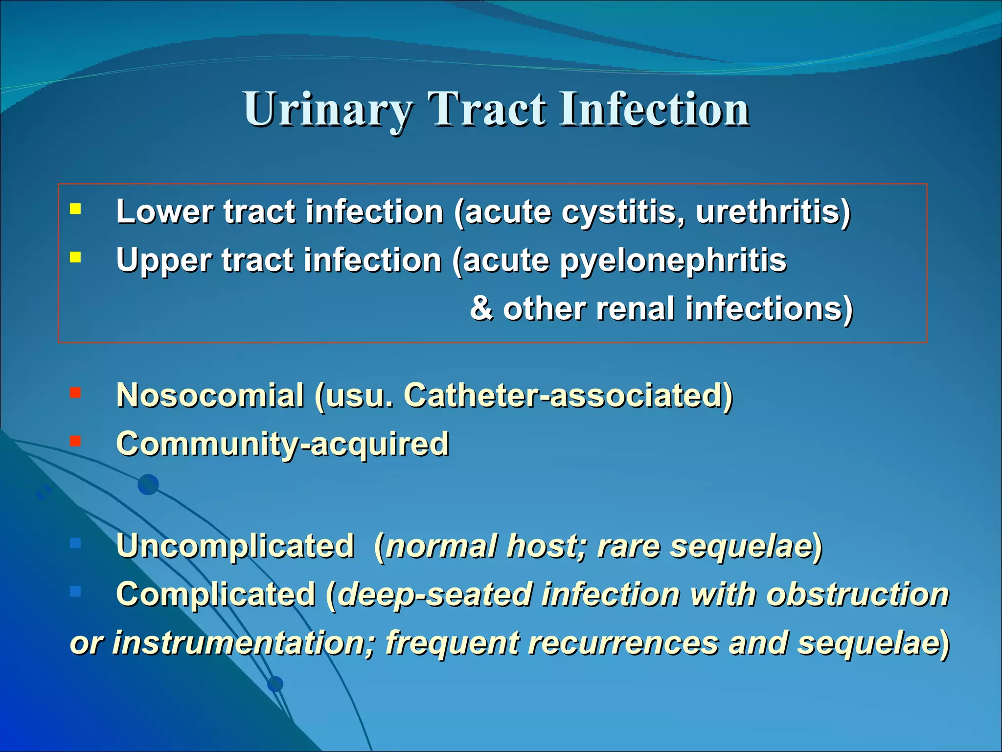UTI Clinical Practice Guideline | PPT