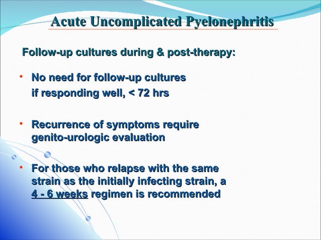 UTI Clinical Practice Guideline | PPT