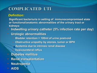 UTI Clinical Practice Guideline | PPT