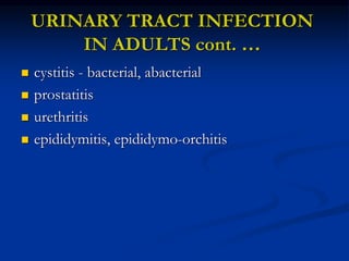 UTI in Adults and ssssssssssChildren.ppt
