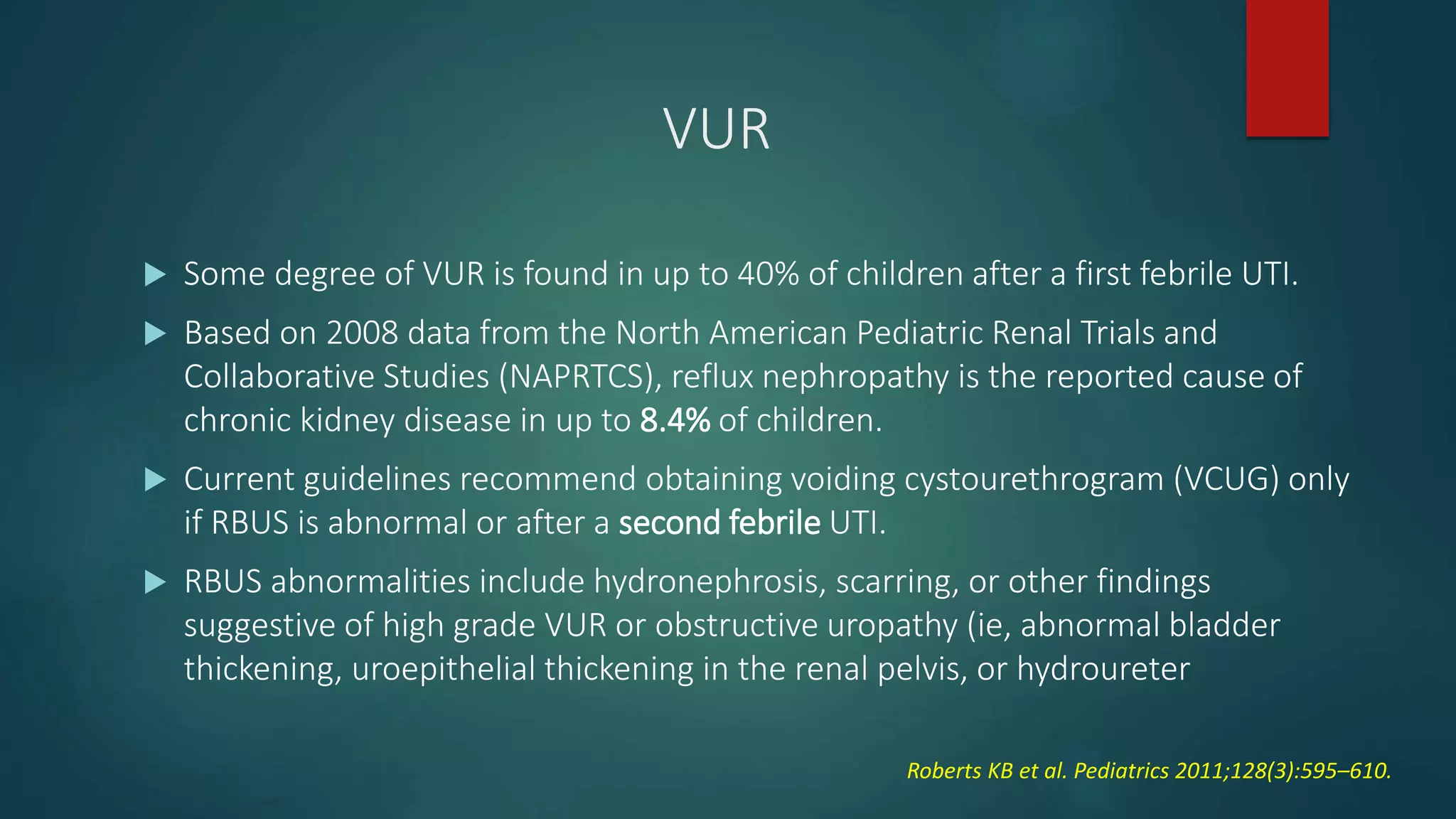 UTI in children | PPTX