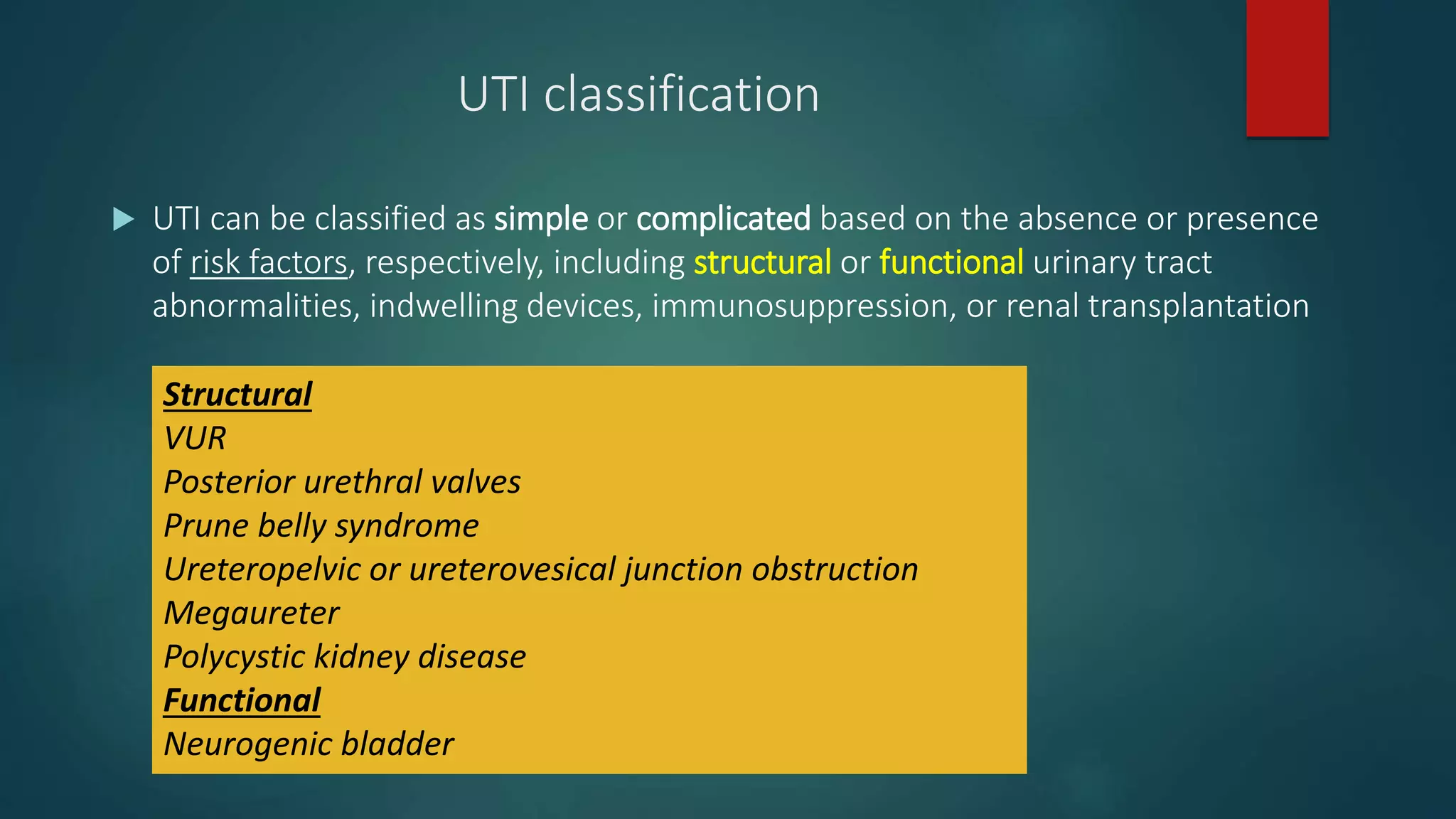 UTI in children | PPTX