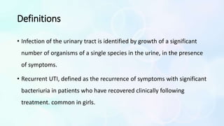 UTI in children BY DR VIJITHA | PPTX