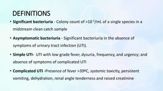 UTI in children BY DR VIJITHA | PPTX