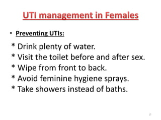 UTI Ayurvedic management | PPTX