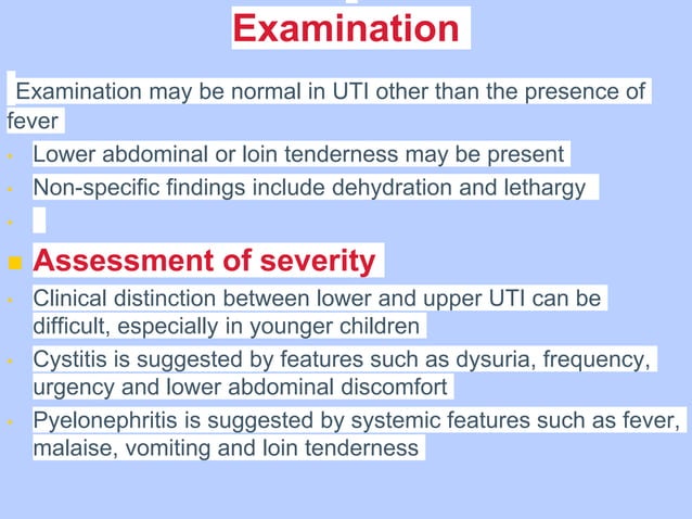 UTI in Pediatric age -How to Manage?.ppt | Infectious Diseases ...