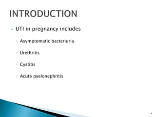 Management of UTI in pregnancy | PPTX