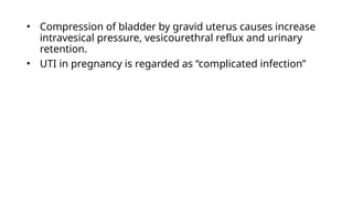 common urinary tract infections in pregnancy | PPTX